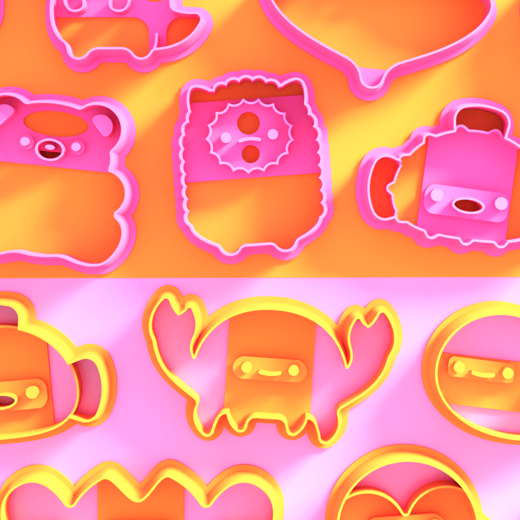 Cute Animal Clay Cutters by Claylab