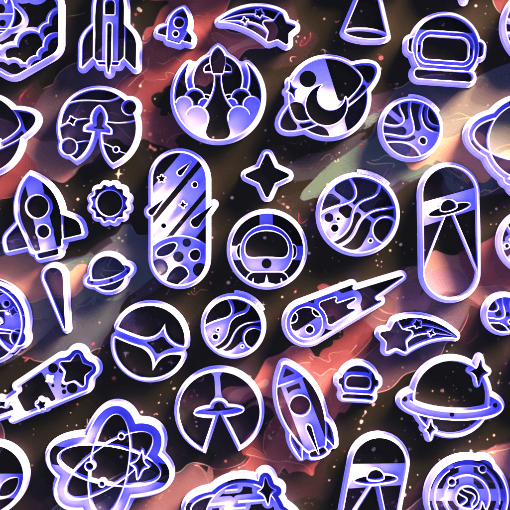 Premium Space Cutters by Claylab Clay Cutters