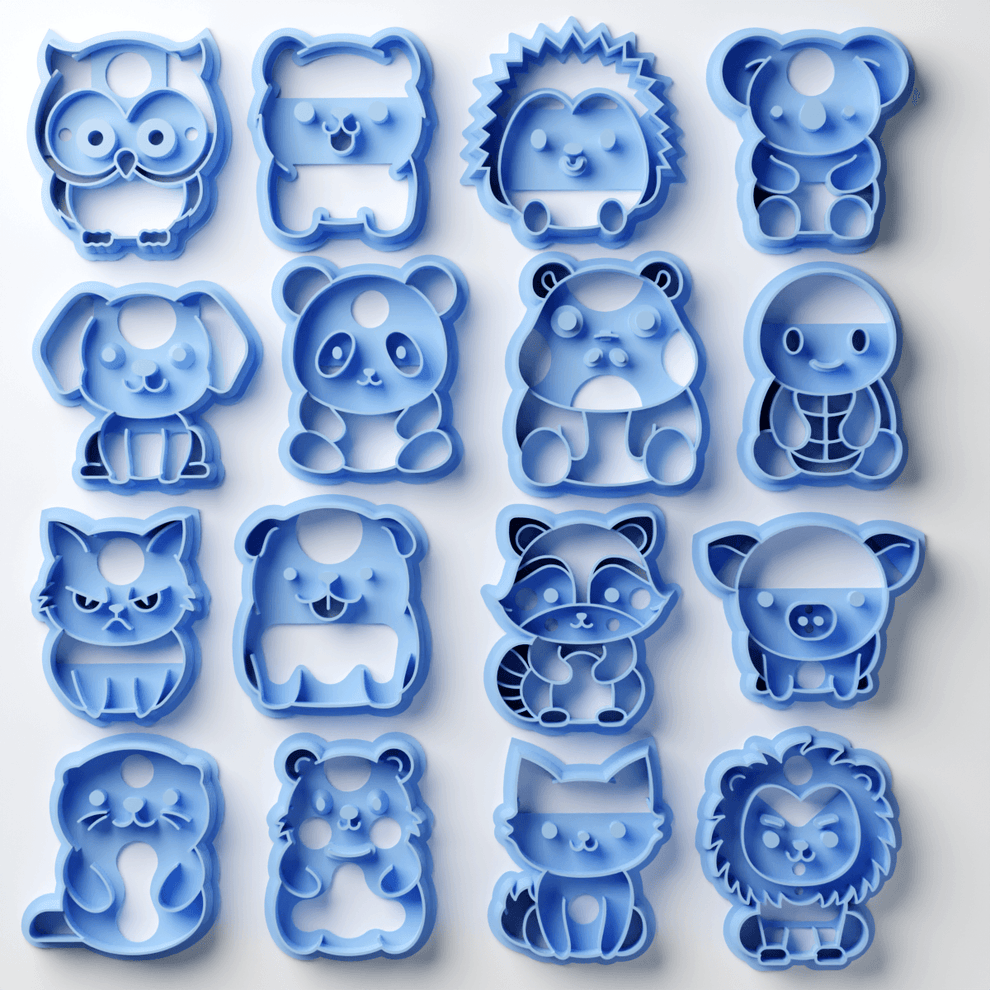 Drop 1 - Standard Animal Cutters Set (16 Cutters) – Claylab