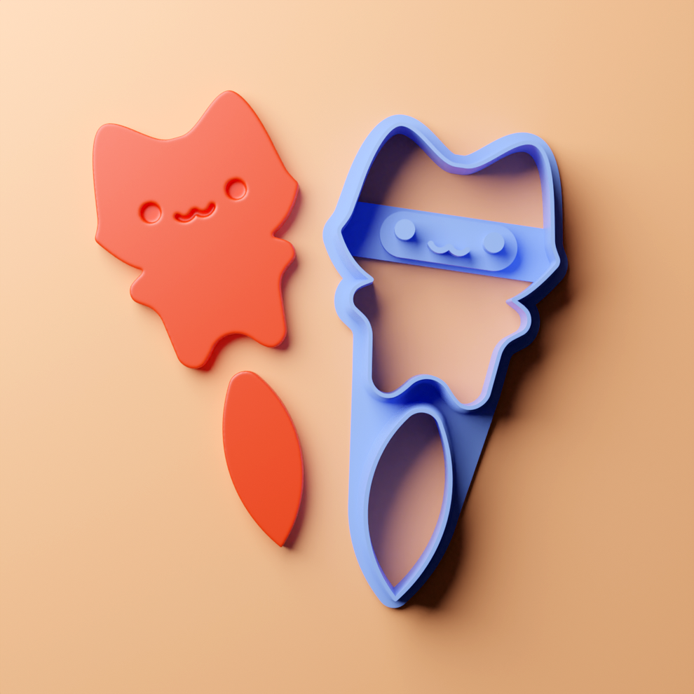 Kawaii Cat Dangle Cutter – Claylab