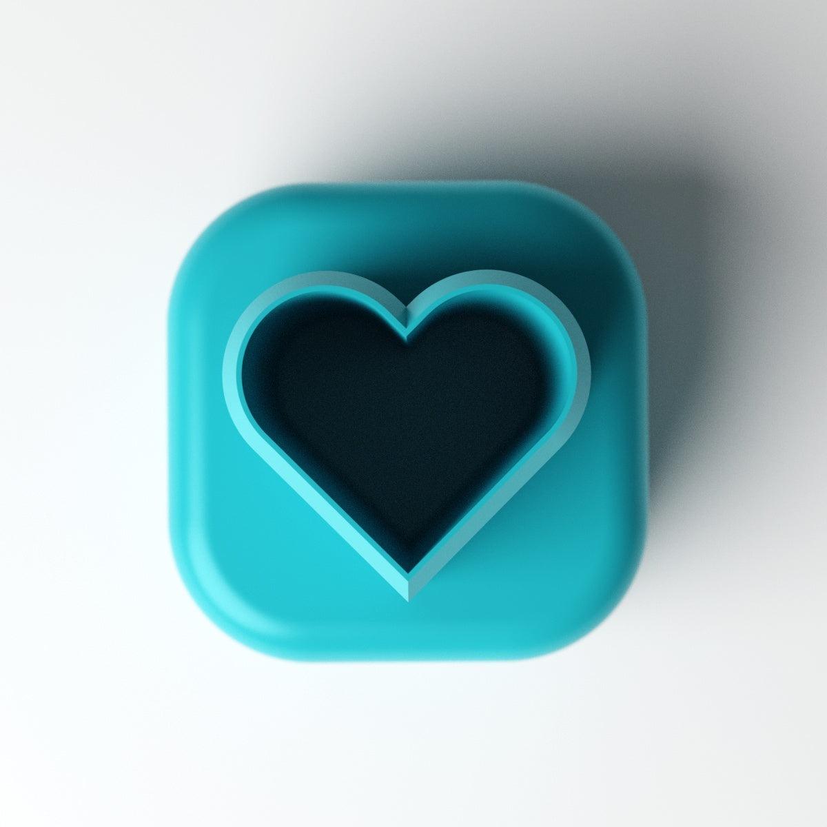 Micro Heart | Claylab Clay Cutters Melbourne, Australia